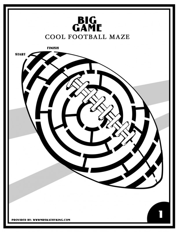 Free Printables Activities for the Big Game #GameDayTraditions | Mrs ...