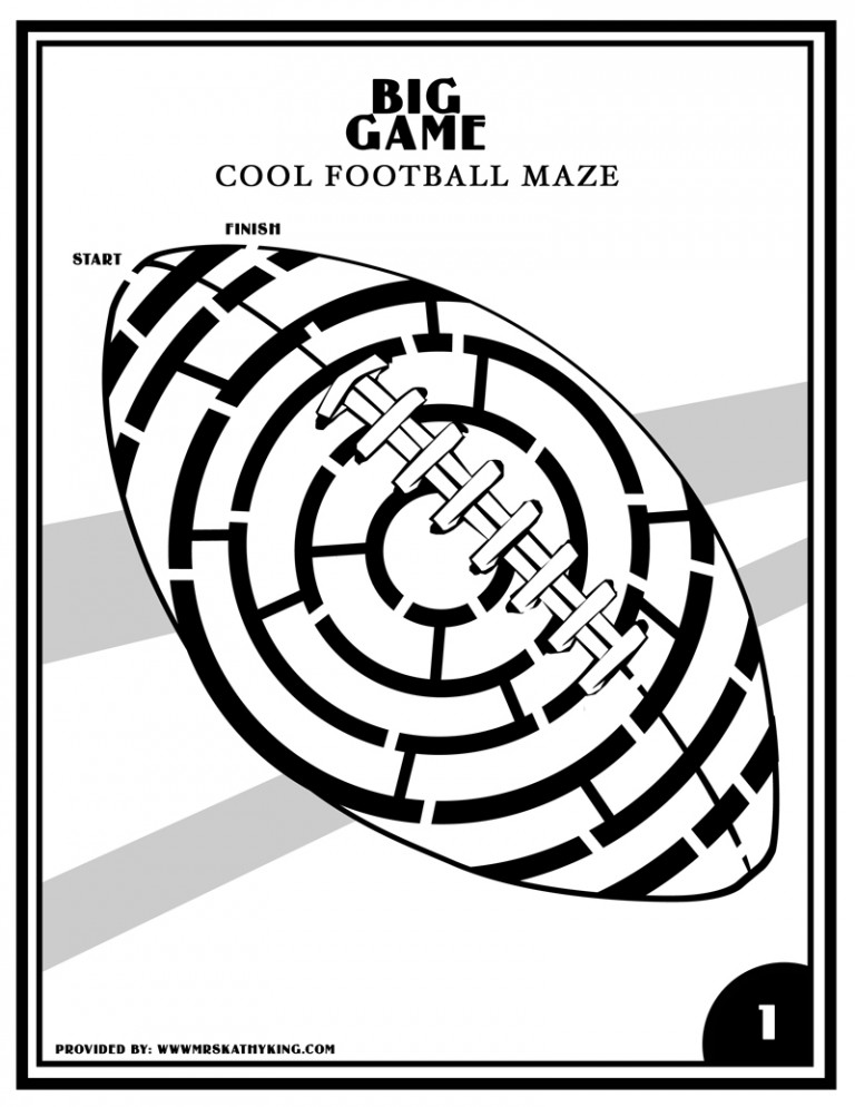 Free Printables Activities for the Big Game #GameDayTraditions | Mrs ...