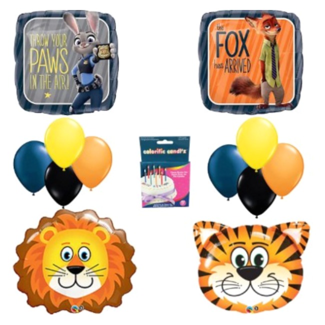 7 Zootopia Party Supplies | Mrs. Kathy King CEO of Tiara Marketing