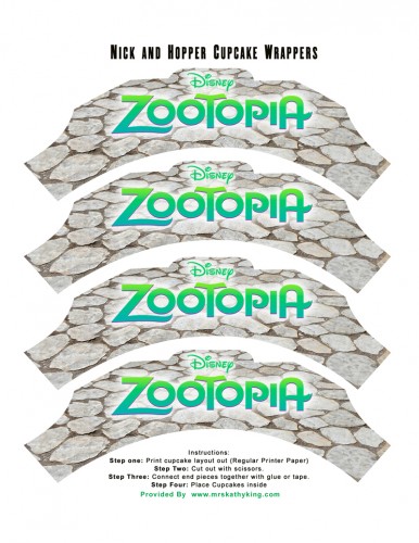 FREE Printable ZOOTOPIA BIRTHDAY PARTY DECORATIONS | #ZOOTOPIAEVENT ...