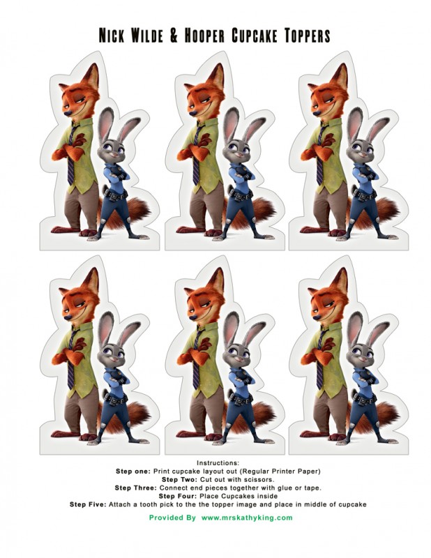 FREE Printable ZOOTOPIA BIRTHDAY PARTY DECORATIONS | #ZOOTOPIAEVENT ...