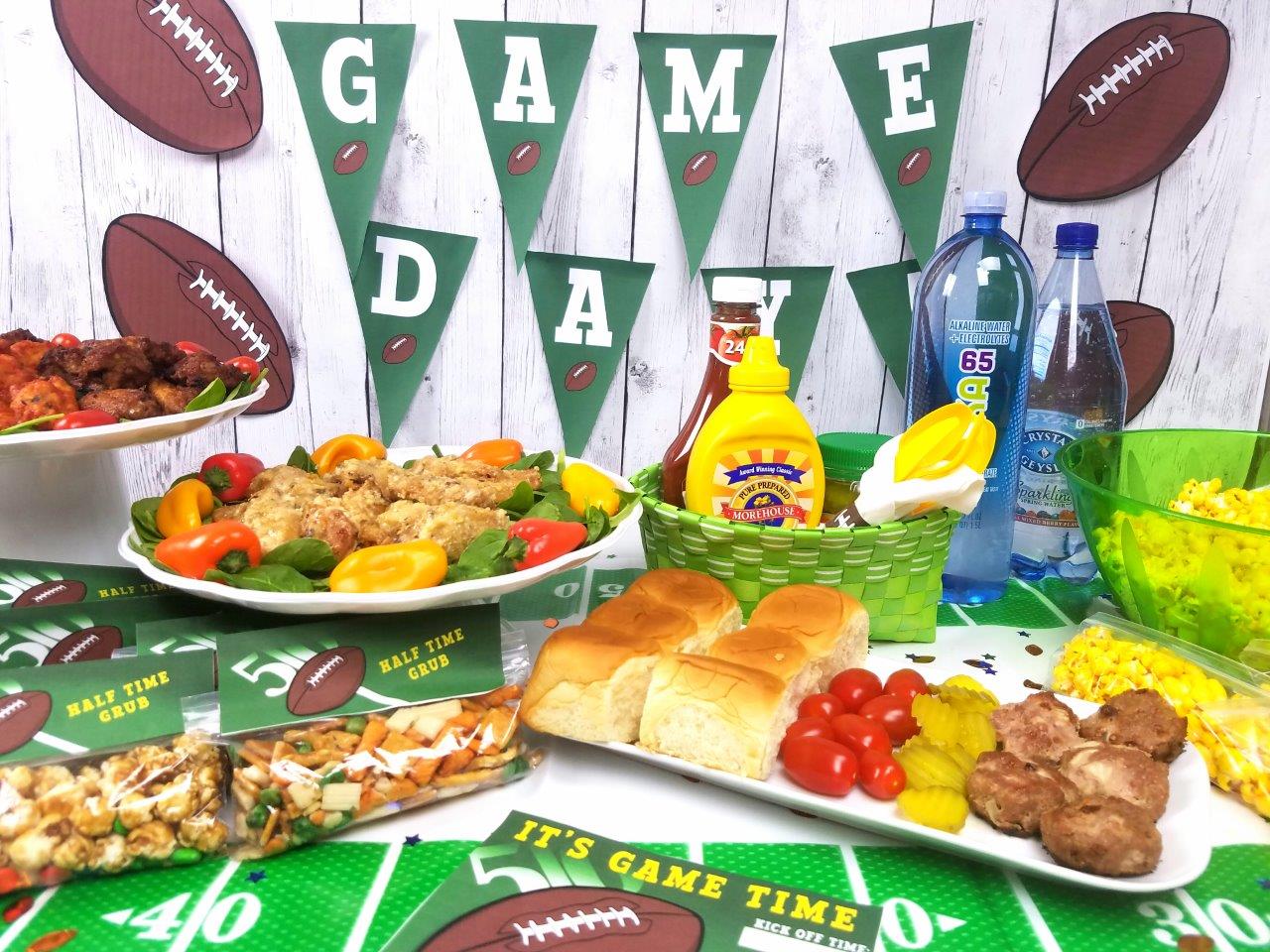 FREE GAME DAY PARTY PRINTABLE DECORATION PACK! | Mrs. Kathy King CEO of ...