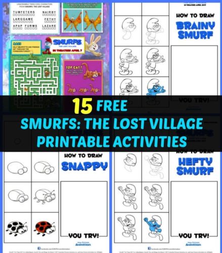 Free Smurfs: The Lost Village Printable Party Decorations #SmurfsMovie ...
