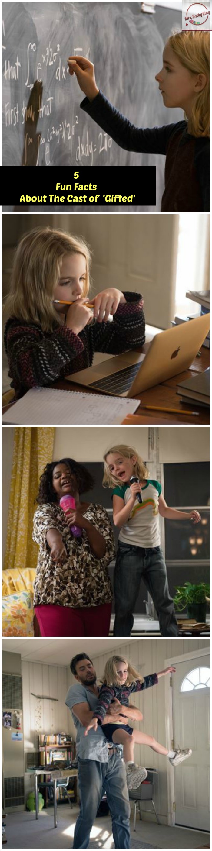 5 Fun Facts About The Cast of ‘Gifted’ #GiftedMovie | Mrs. Kathy King ...