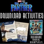 6 Free Printable Black Panther Activity Sheets | Mrs. Kathy King CEO of ...