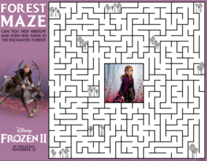 10 Free Printable Frozen 2 Activity Sheets | Mrs. Kathy King CEO of ...