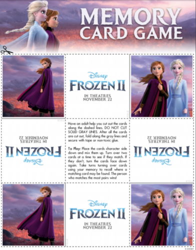10 Free Printable Frozen 2 Activity Sheets | Mrs. Kathy King CEO of ...