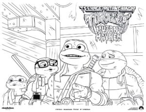 9 Free TEENAGE MUTANT NINJA TURTLES: MUTANT MAYHEM Printable Activity ...