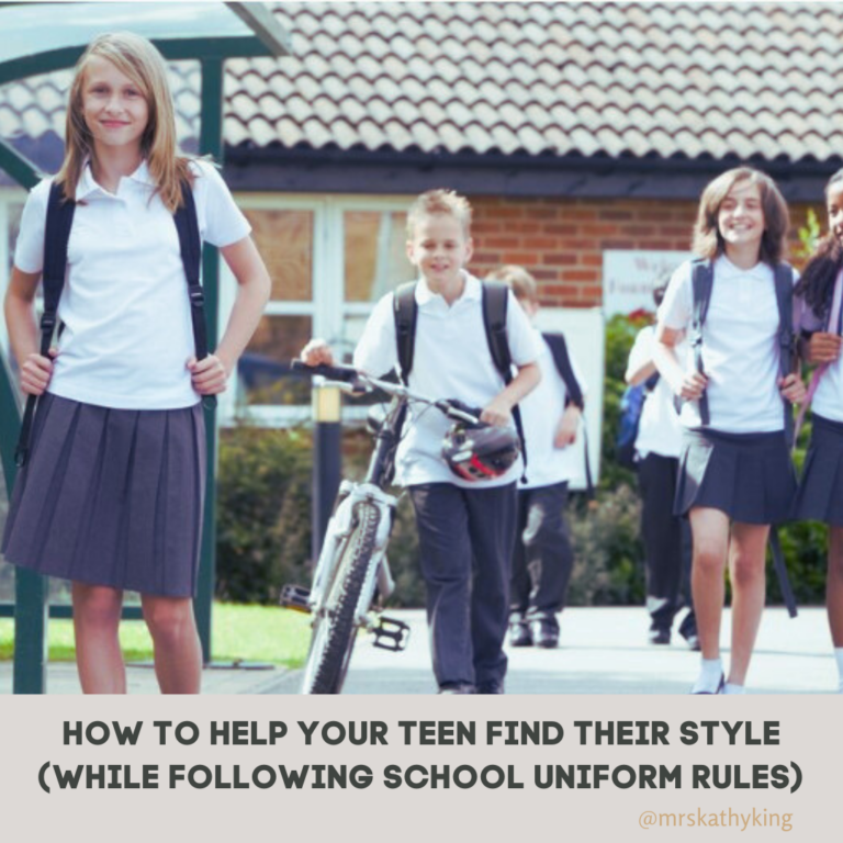 How to Help Your Teen Find Their Style (While Following School Uniform ...